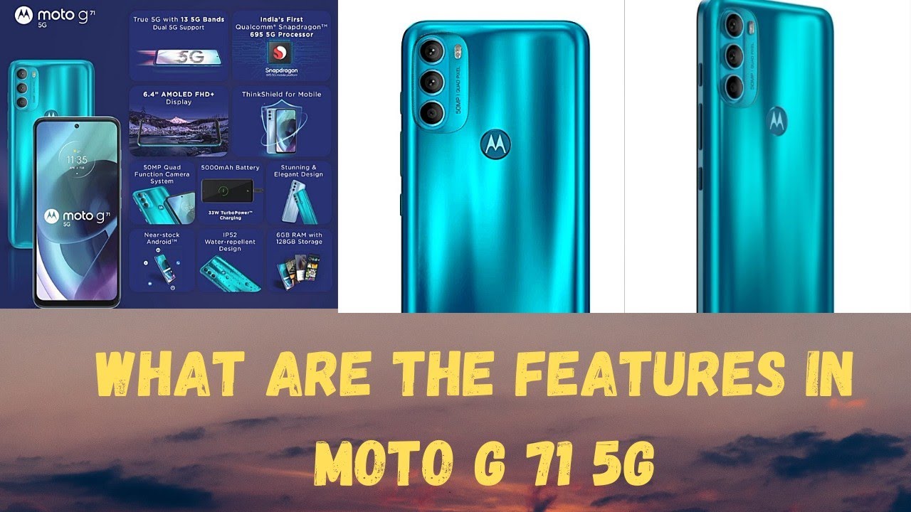 What are the features in Moto G 71 5G . - YouTube
