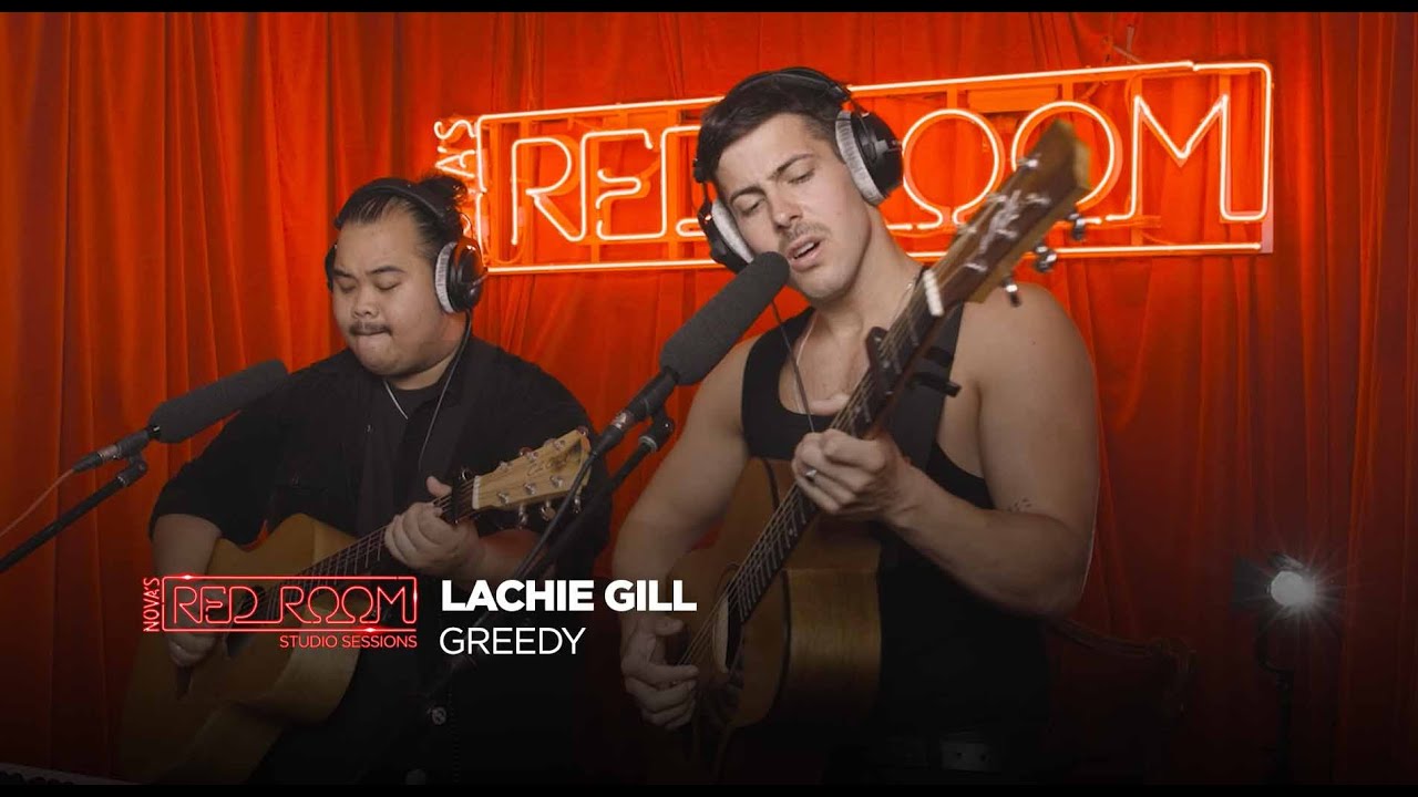 Lachie Gill| Greedy (Tate McRae) | Nova’s Red Room Studio Session - YouTube