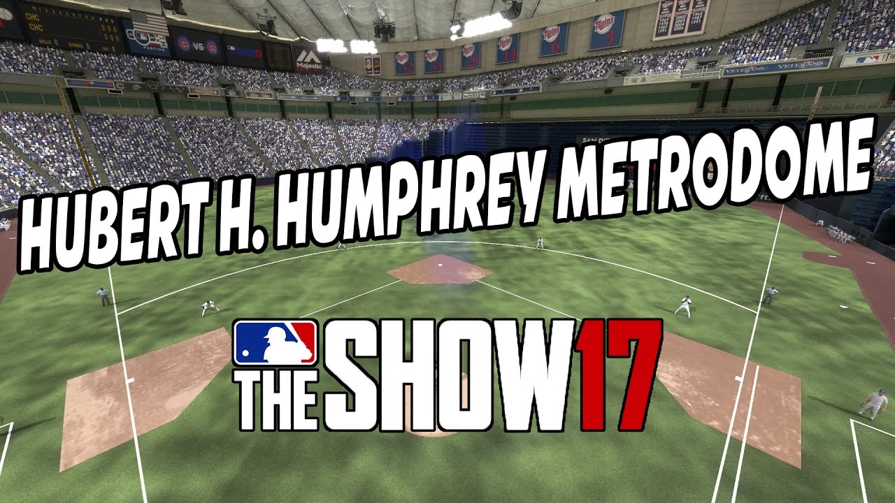 Hubert H. Humphrey Metrodome - MLB The Show 17 - YouTube