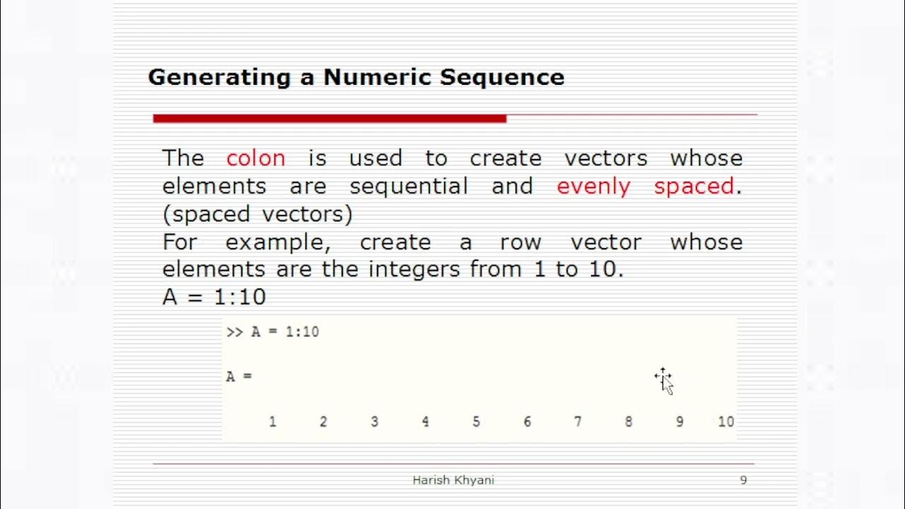 Useful in-built Matrix Functions in MATLAB By Harish Khyani Sir - YouTube