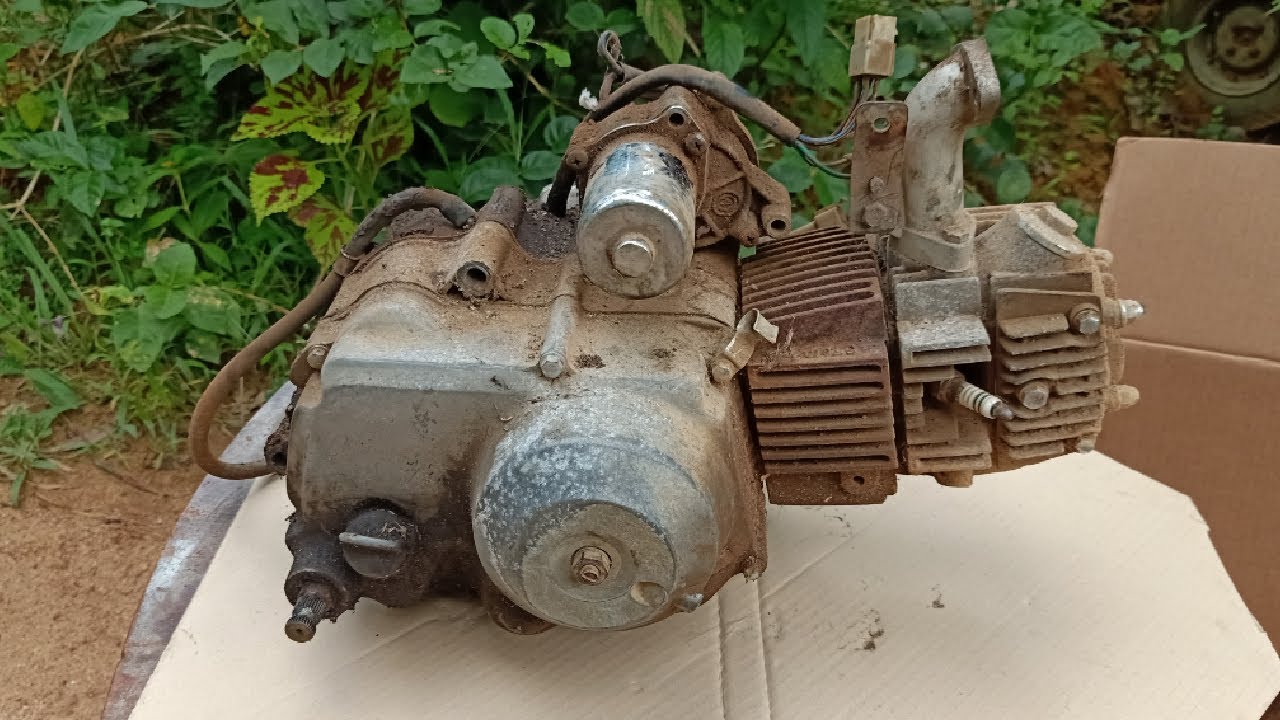 Super Cup bike Engine Restoration |100cc Engine full Restoration - YouTube