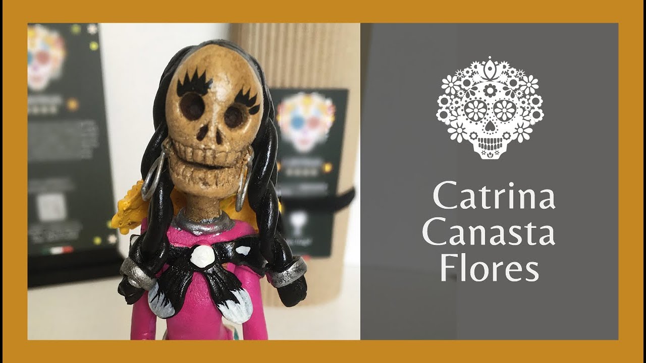 Catrinas Mexicanas en Chile - Catrina señora canasta flores - YouTube