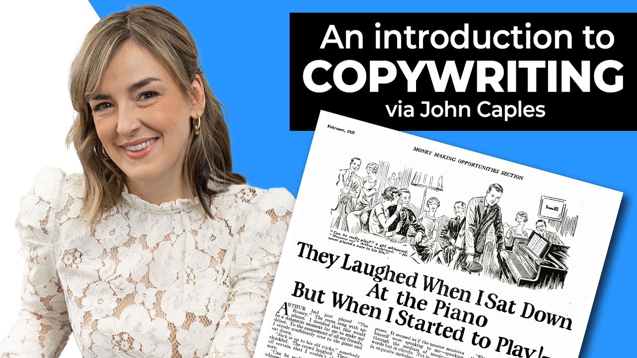 An Introduction to Copywriting via John Caples - Copyhackers - YouTube