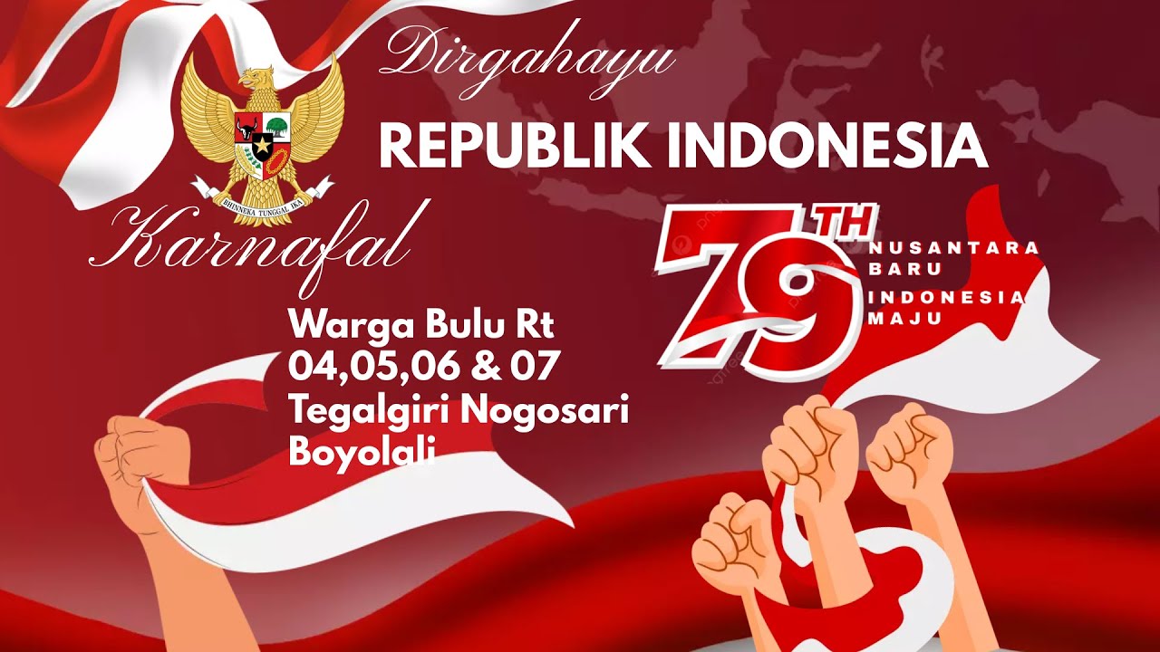 🔴Live Tunda Karnaval Dk.Bulu R04,05,06&07 Tegalgiri Nogosari Dim Rangka HUT RI KE 79 TH - YouTube