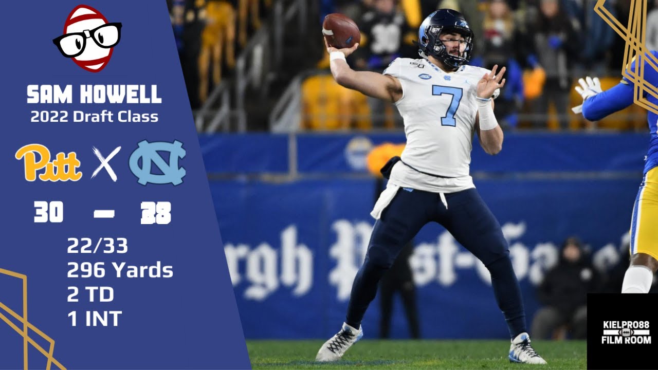 Sam Howell (North Carolina QB) vs Pitt (2021) - YouTube