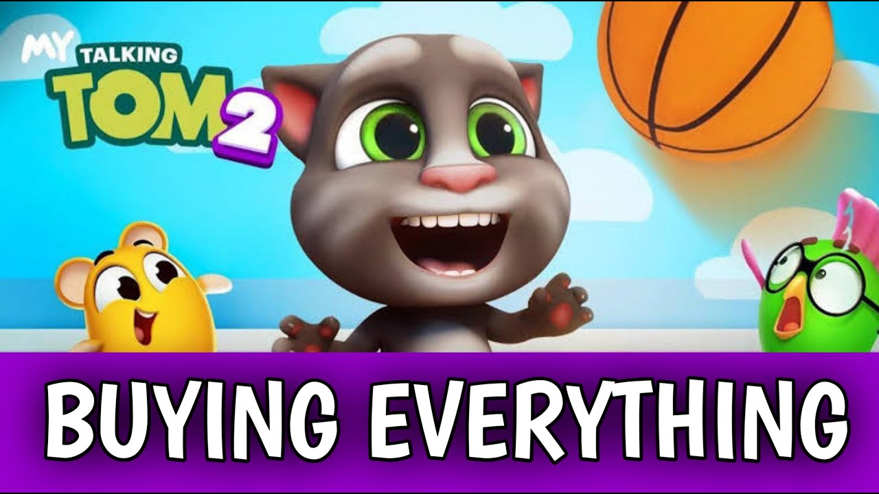 Tom Buying Everything - Unlimited Money - My Talking Tom - GAMEPLAY 4U ...