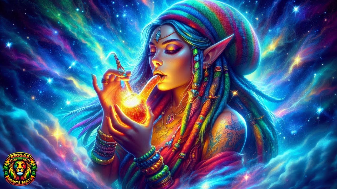 Mystical Elf Reggae Fantasy Realm: Enchanted Smoke and Magical Flames ...