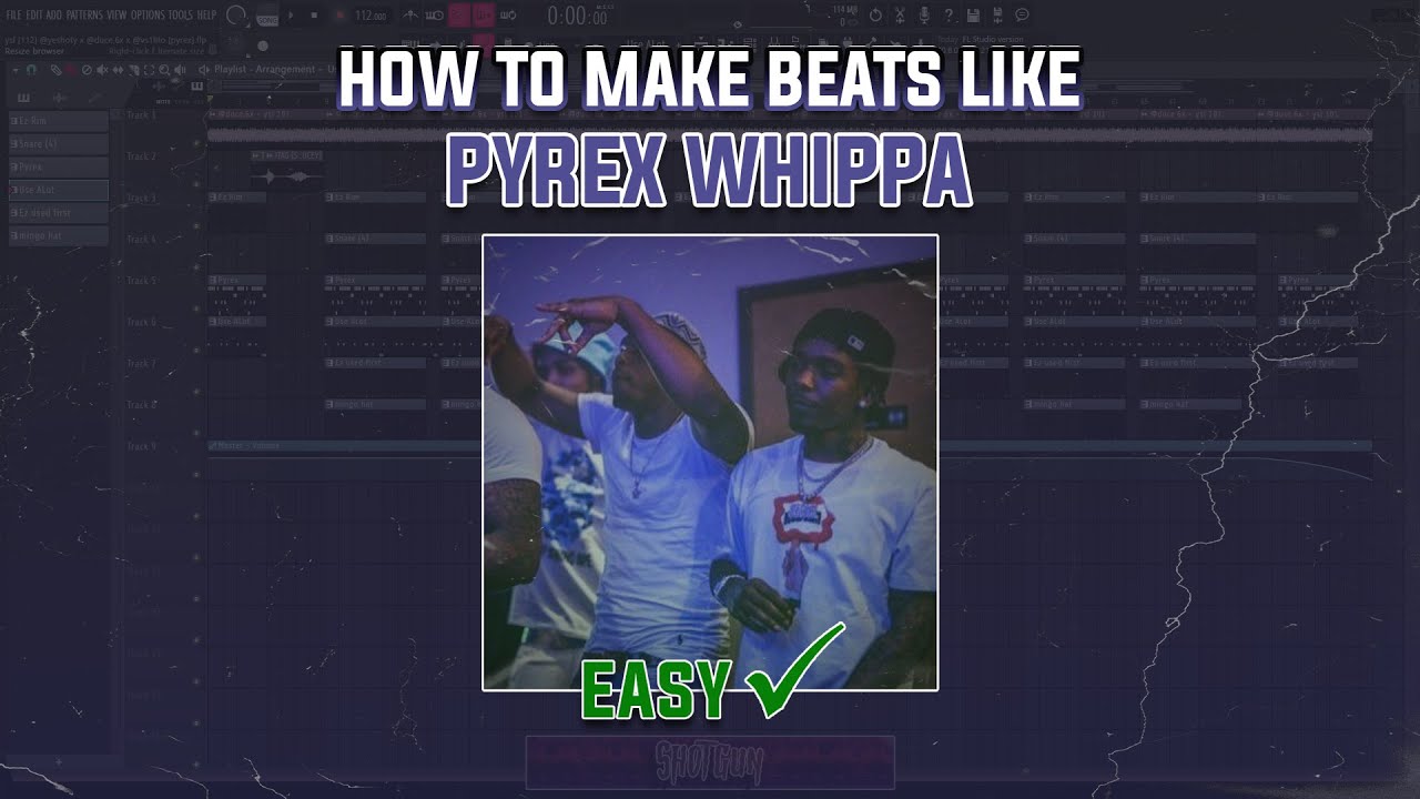 HOW TO MAKE A REAL PYREX WHIPPA TYPE BEAT (FL Studio Beginner Tutorial ...