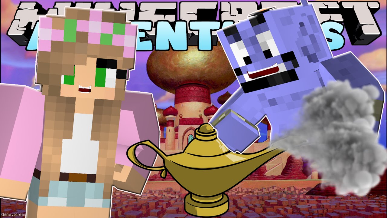 Minecraft - Little Kelly Adventures : THE GENIE GRANTS 3 WISHES! - YouTube