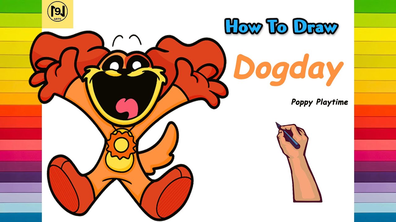 How to Draw DogDay from Poppy Playtime - YouTube