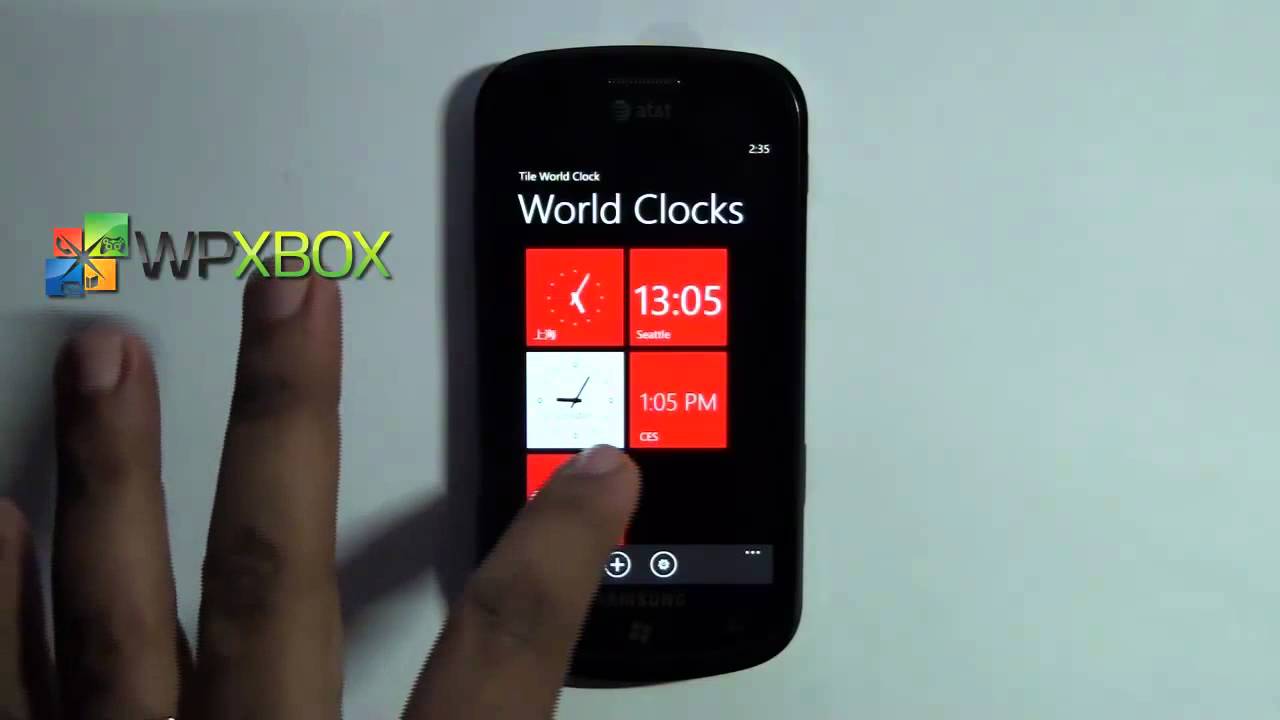 Tile World Clock for Windows Phone - YouTube