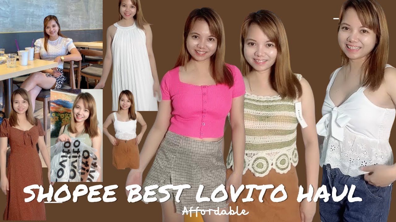 THE BEST LOVITO HAUL| SHOPEE FASHION HAUL OOTD OUTFIT | ANG GAGANDA MURA PA - YouTube