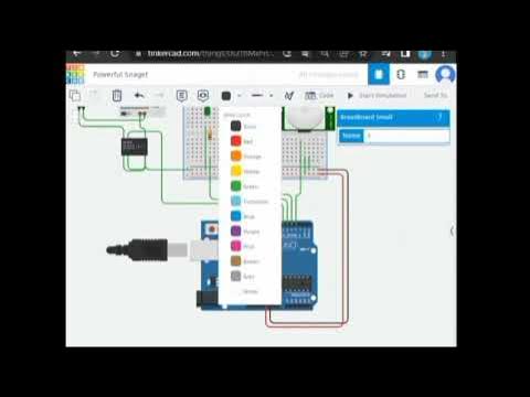 Tinkercad Lampu Nyala Otomatis dengan Sensor Gerak PIR berbasis Arduino ...