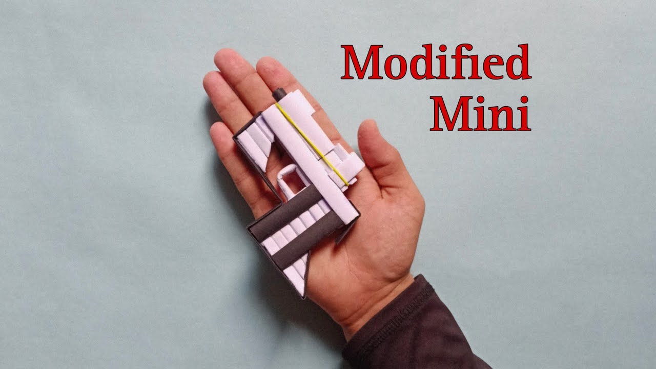 How to make Mini paper gun | Paper gun | Time to make - YouTube
