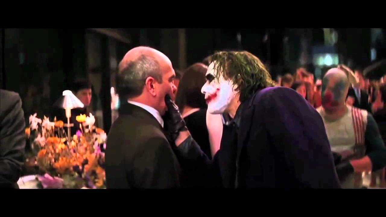 The Dark Knight Party Crash Scene Dubbed - YouTube