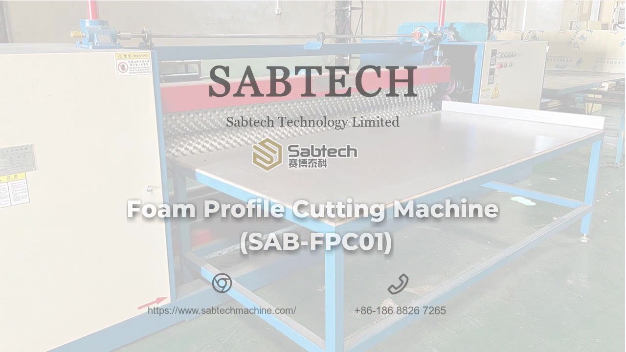 Foam Profile Cutting Machine (SAB-FPC01) - YouTube