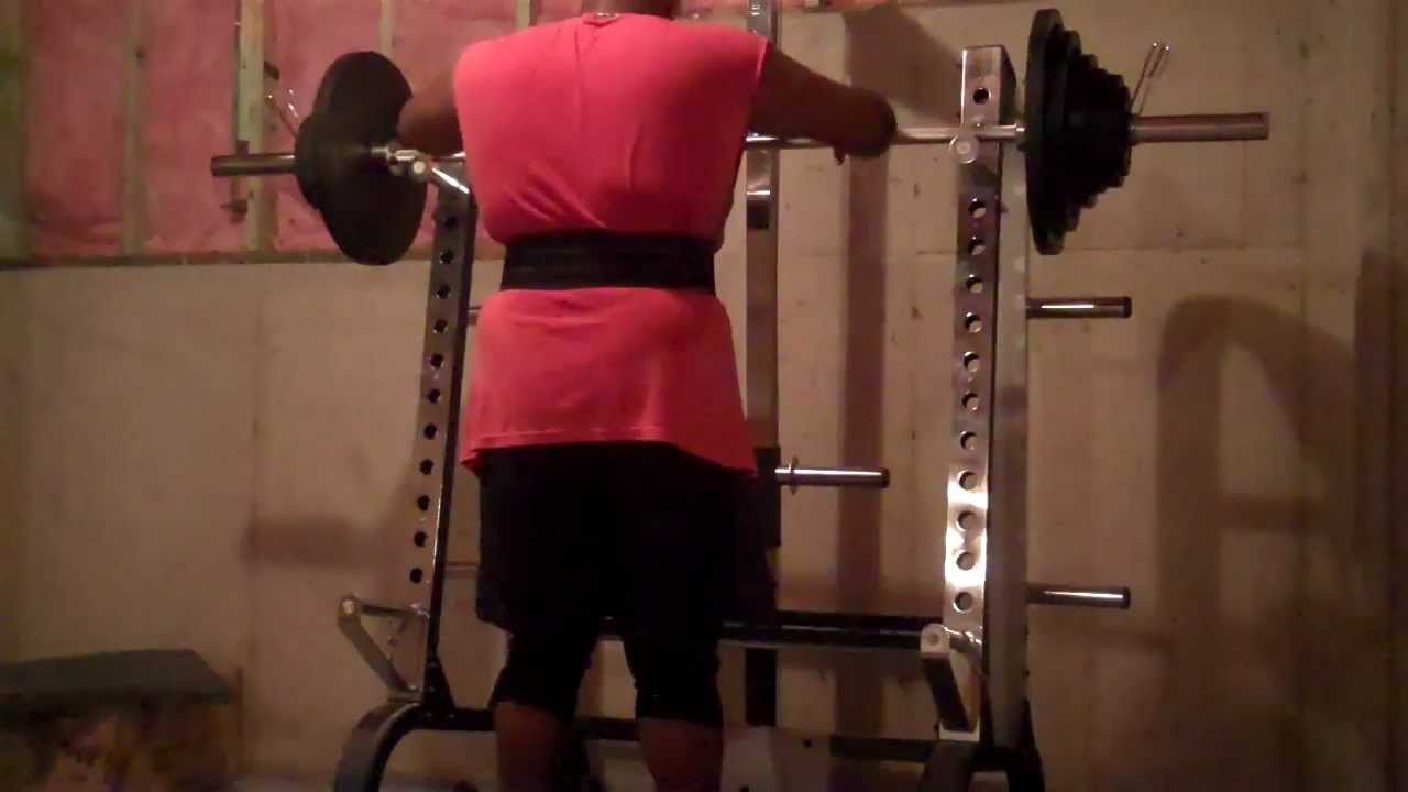 Clean grip Front Squat 300lbs - YouTube