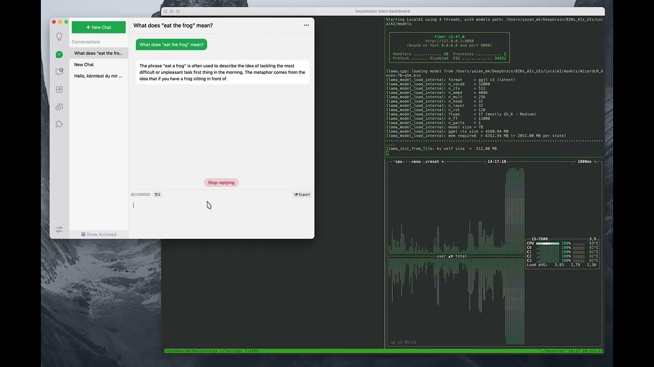 ChatWizard & LocalAI - local LLMs with nice frontend and backend - YouTube