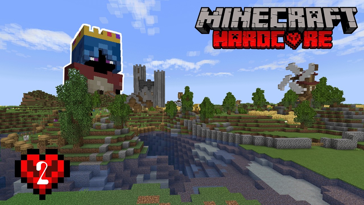 My SECOND Try┃ Minecraft Hardcore Ep.2 - YouTube