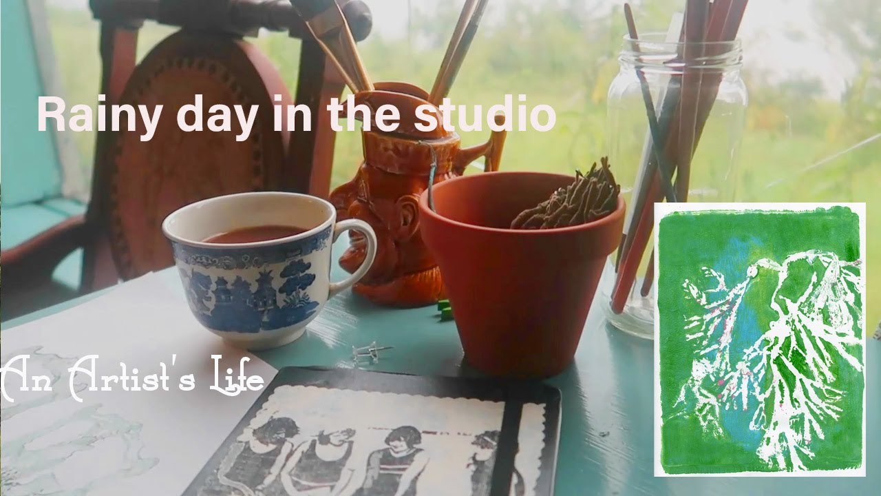 A Rainy day in the studio | Seaside Artist's Life | Enjoying the moment ...