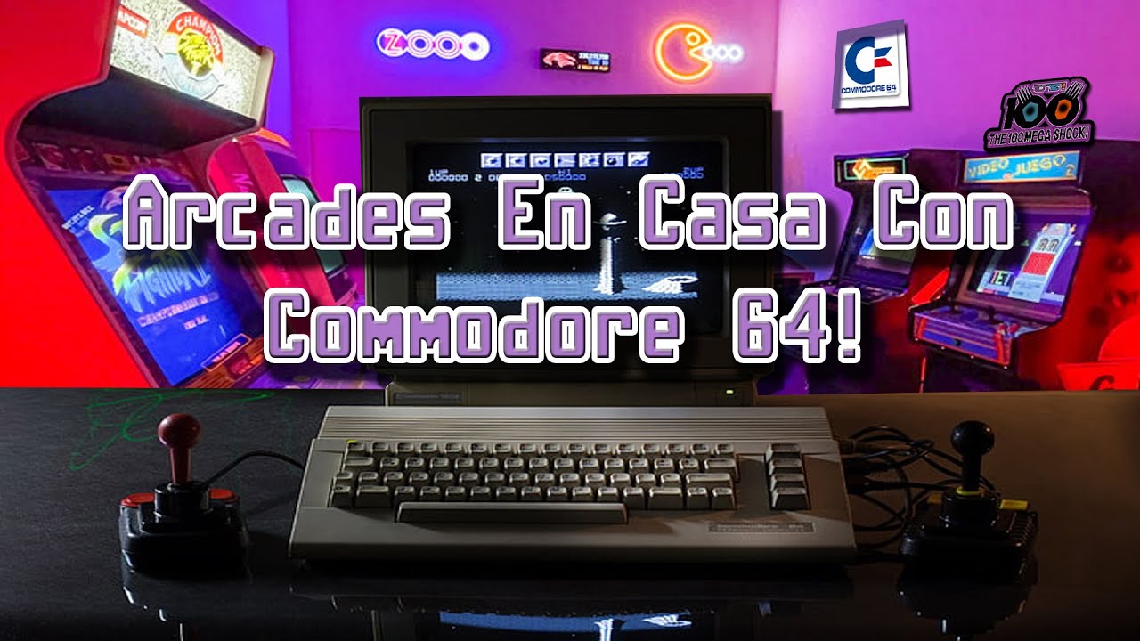 Arcades en C64 ( Probando en c64 revc con sidekick64 ) - YouTube