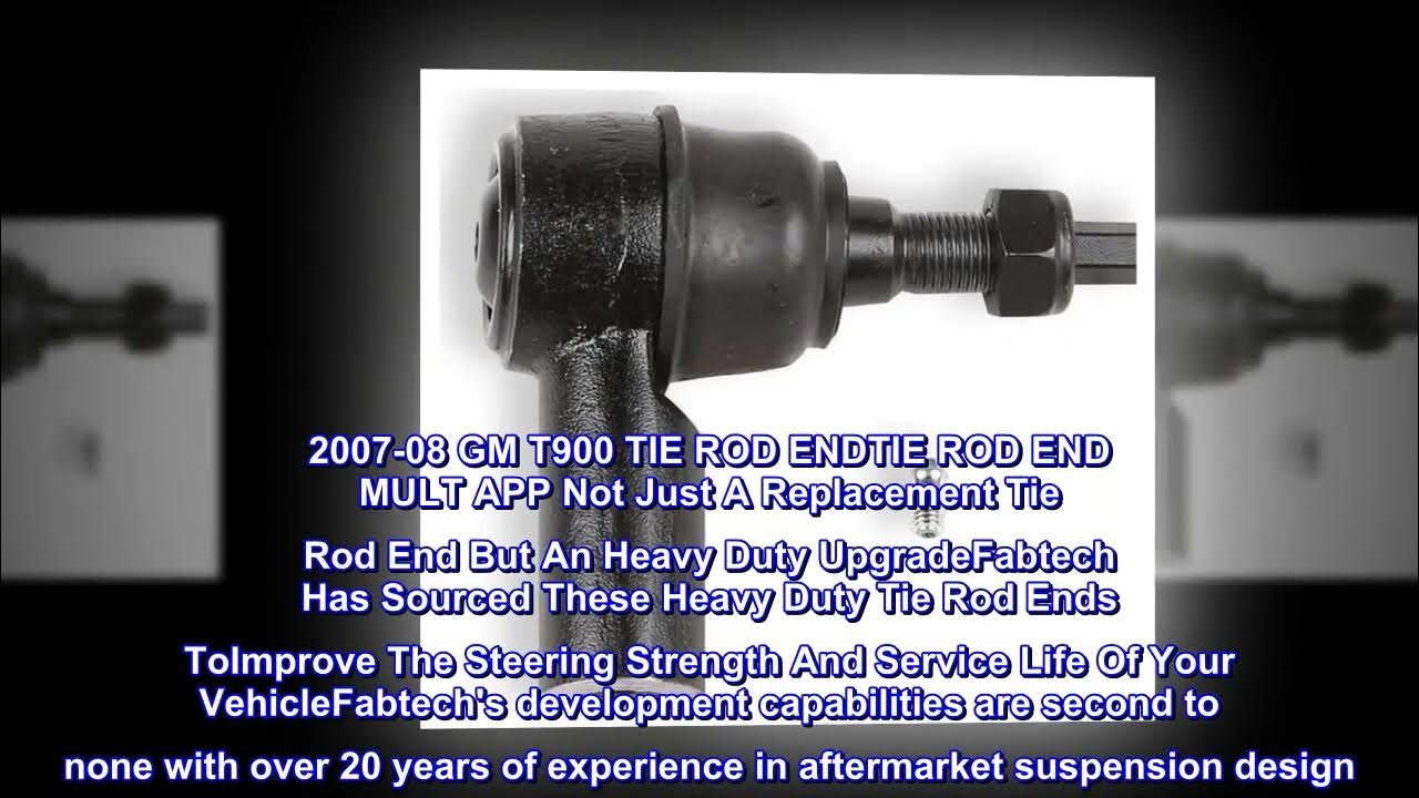 Fabtech FTS20277 Tie End Rod - YouTube