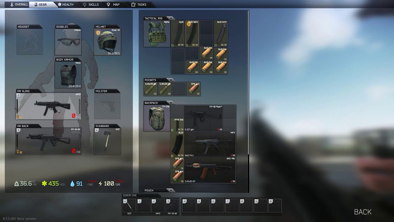 ESCAPE FROM TARKOV - Sub machine gun recoil pattern - YouTube