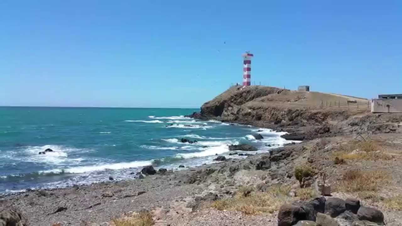 Lighthouse at Puerto Lobos, Mexico - YouTube