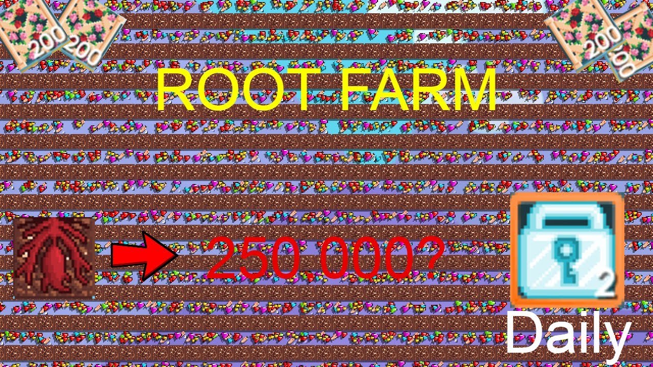 COLLECTED LATTICE FENCE ROOTS | DAILY 2DLS WITH ROOT FARM!! - YouTube
