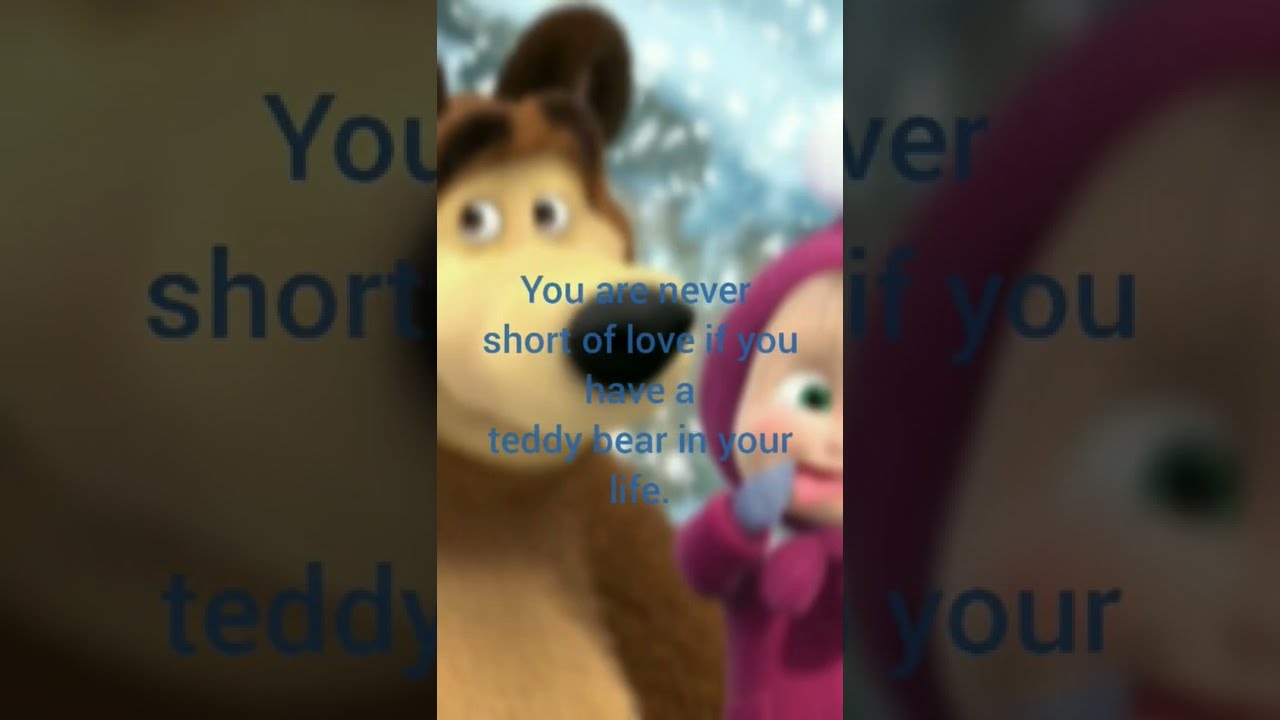Masha and the Bear Quotes for Life | Love Yourself #shorts # ...