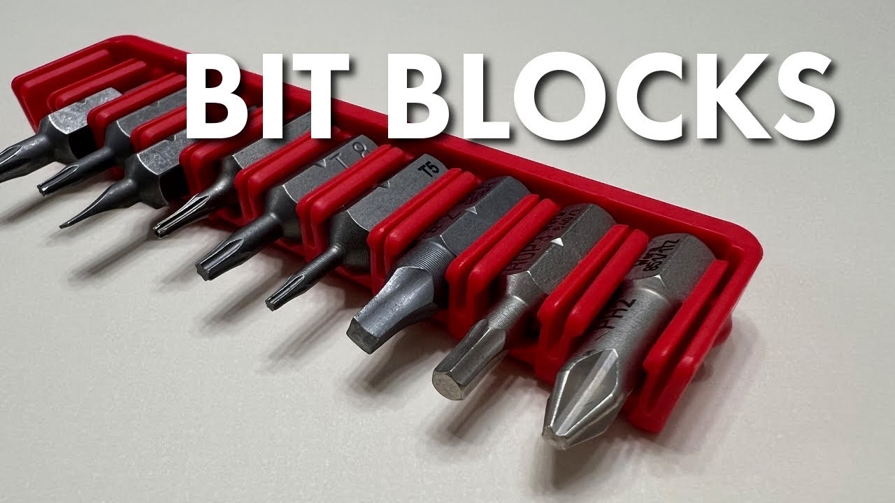 Awesome bit holders made in Switzerland - PB Swiss BitBlock - YouTube