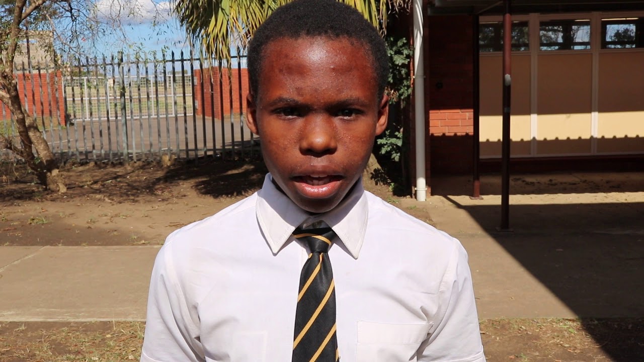 Mr Dlamini is an ILAF AMP grade 10 learner beneficiary - YouTube