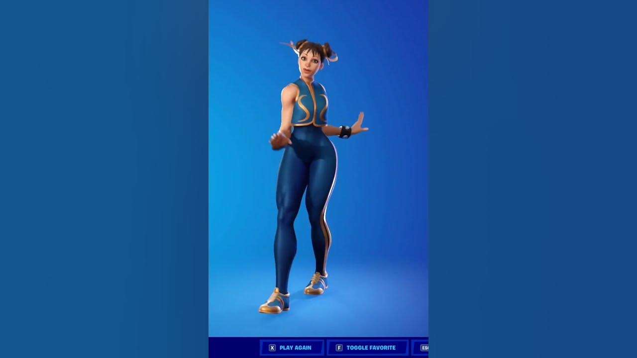 Fortnite Sus Moments 🍑 ️🍑 Fortnite Thicc Street Fighter Skin Chun Li
