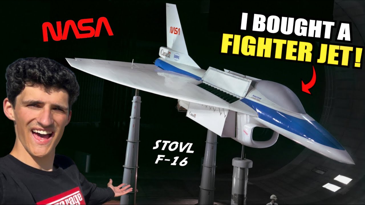 I Bought an F16 Fighter Jet Prototype From NASA for only $260 - YouTube