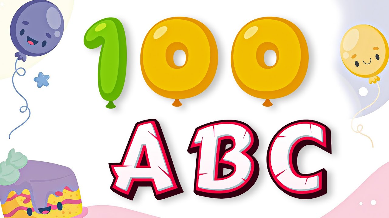 Learn Numbers with Balloon | Learn Counting 1-100 & ABC Alphabet for ...