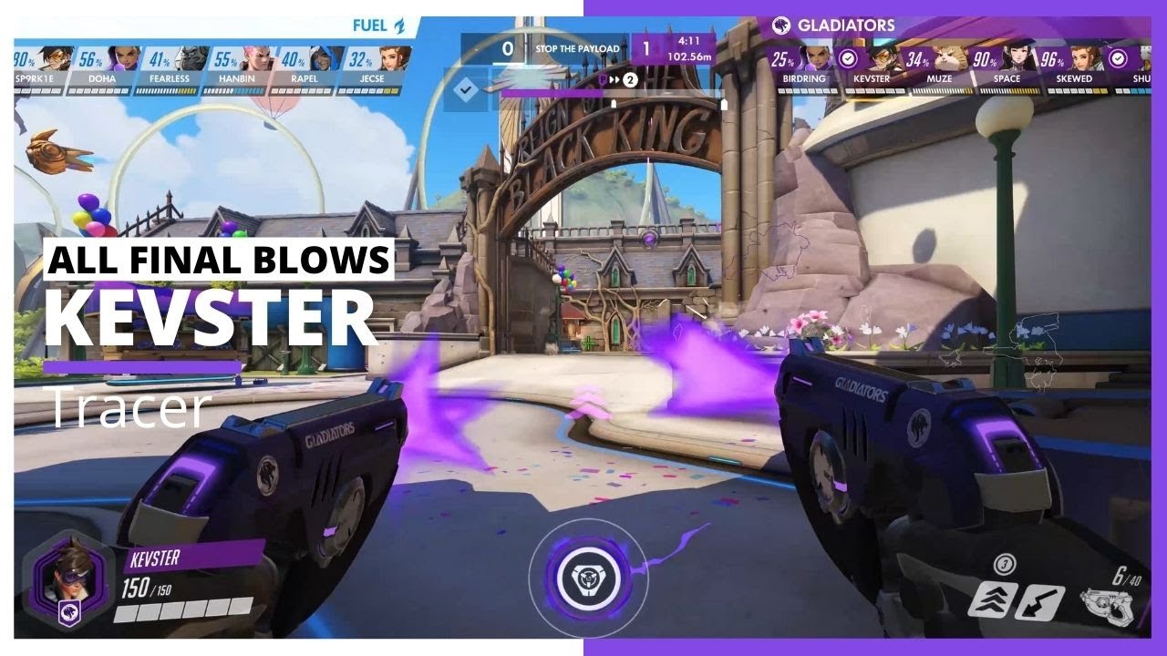 KEVSTER TRACER Highlights vs Fuel | All the Final Blows | Gladiators ...