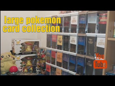 large pokemon card collection 3 years in - YouTube