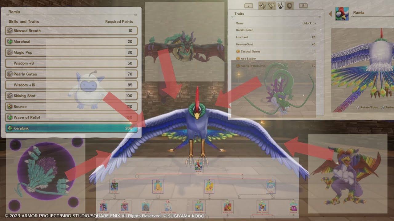Dragon Quest Monsters: The Dark Prince || Ramia Synthesis Guide -- THE ...