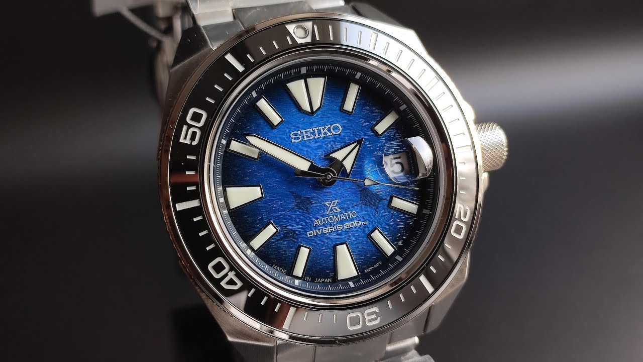 Часы Seiko Prospex King Samurai Save the Ocean Manta Ray Special ...