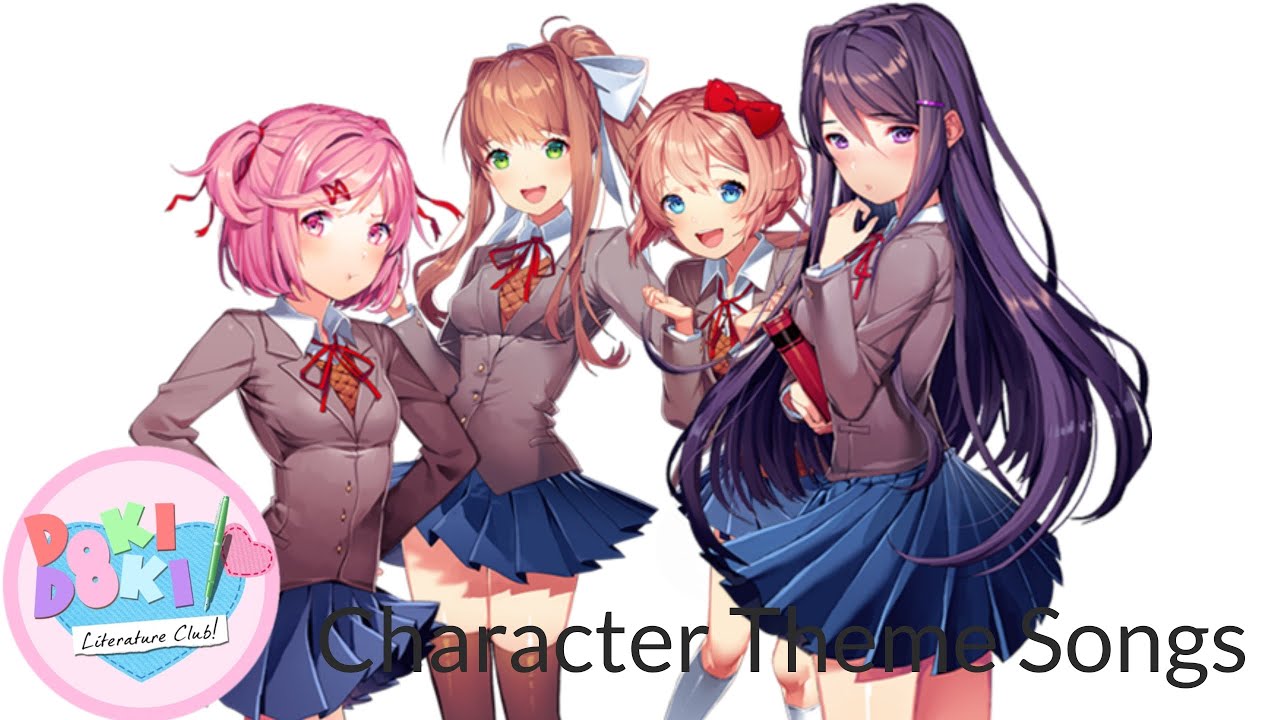 Doki Doki Literature Club Character Theme Songs - YouTube