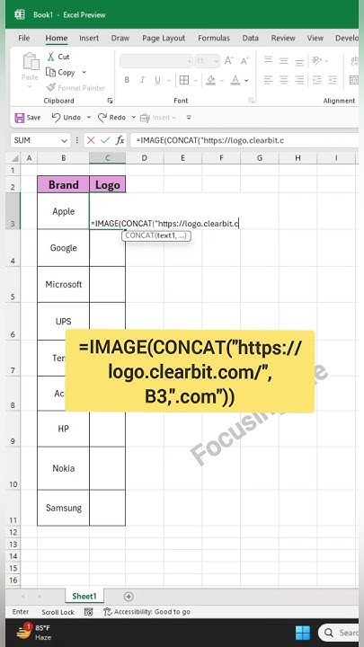 Transform Your Excel Sheets With Professional Brand Logos Focusinguide Exceltips Tutorial