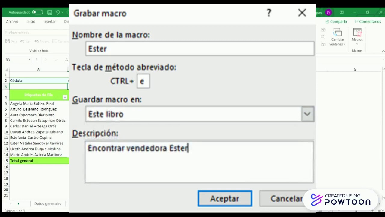 Tutorial Macros Excel - YouTube
