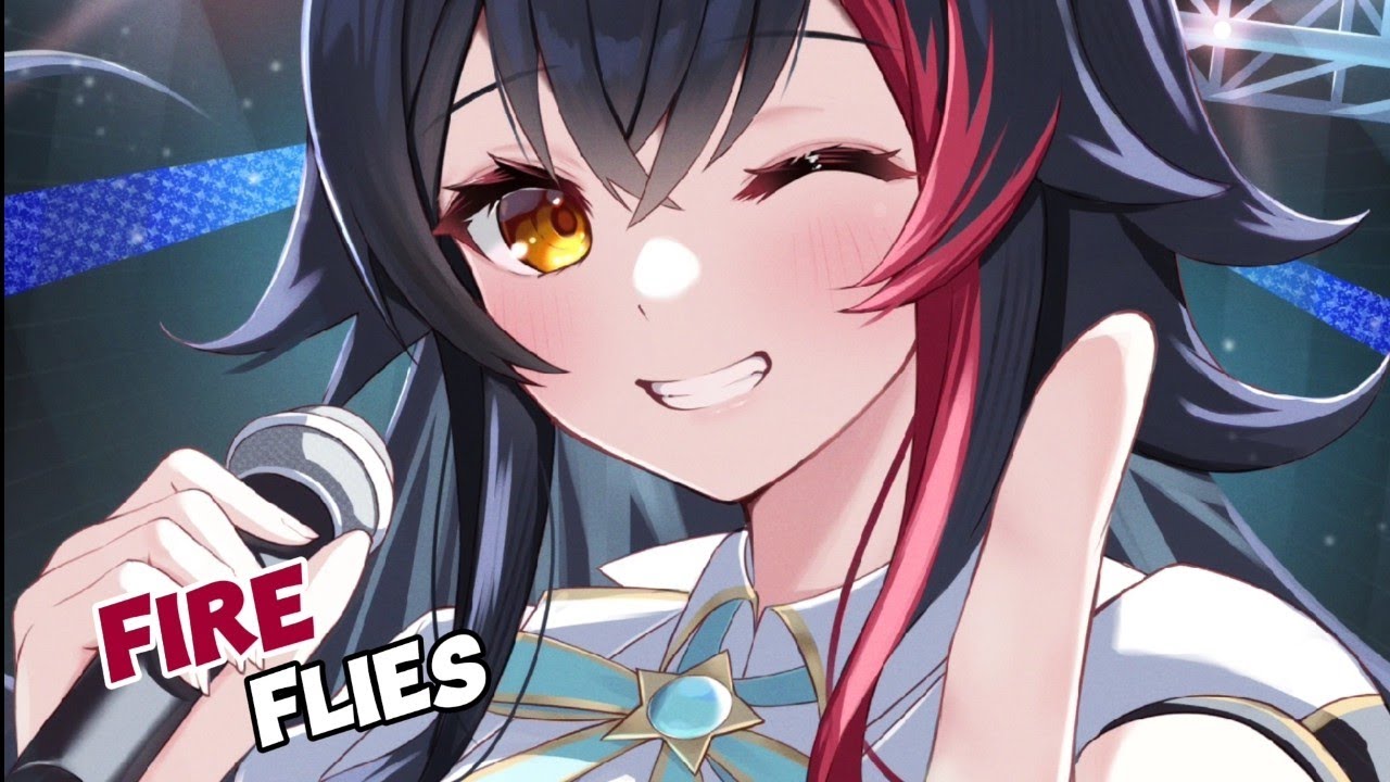 Nightcore - fireflies (lyrics) - YouTube