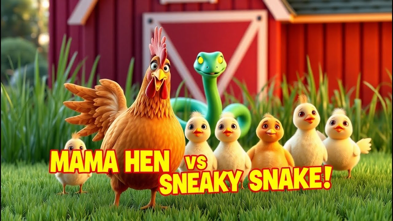 MAMA HEN vs SNEAKY SNAKE! | read aloud stories for kids | read aloud ...
