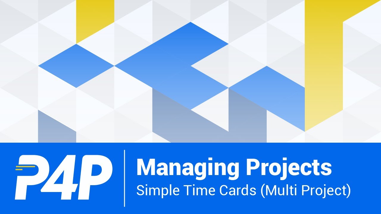 Simple Time Card with Multiple Projects - YouTube