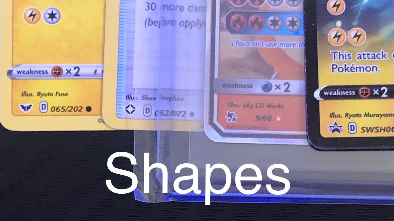 What the shapes on the bottom of the Pokémon cards mean - YouTube