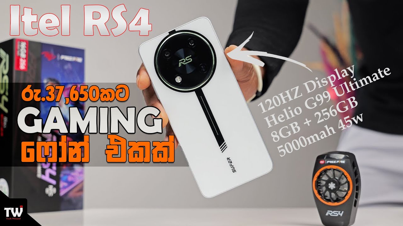 රු.37,650කට ගේමින් ෆෝන් එකක් | Itel RS4 | Best Budget Gaming Phone ...