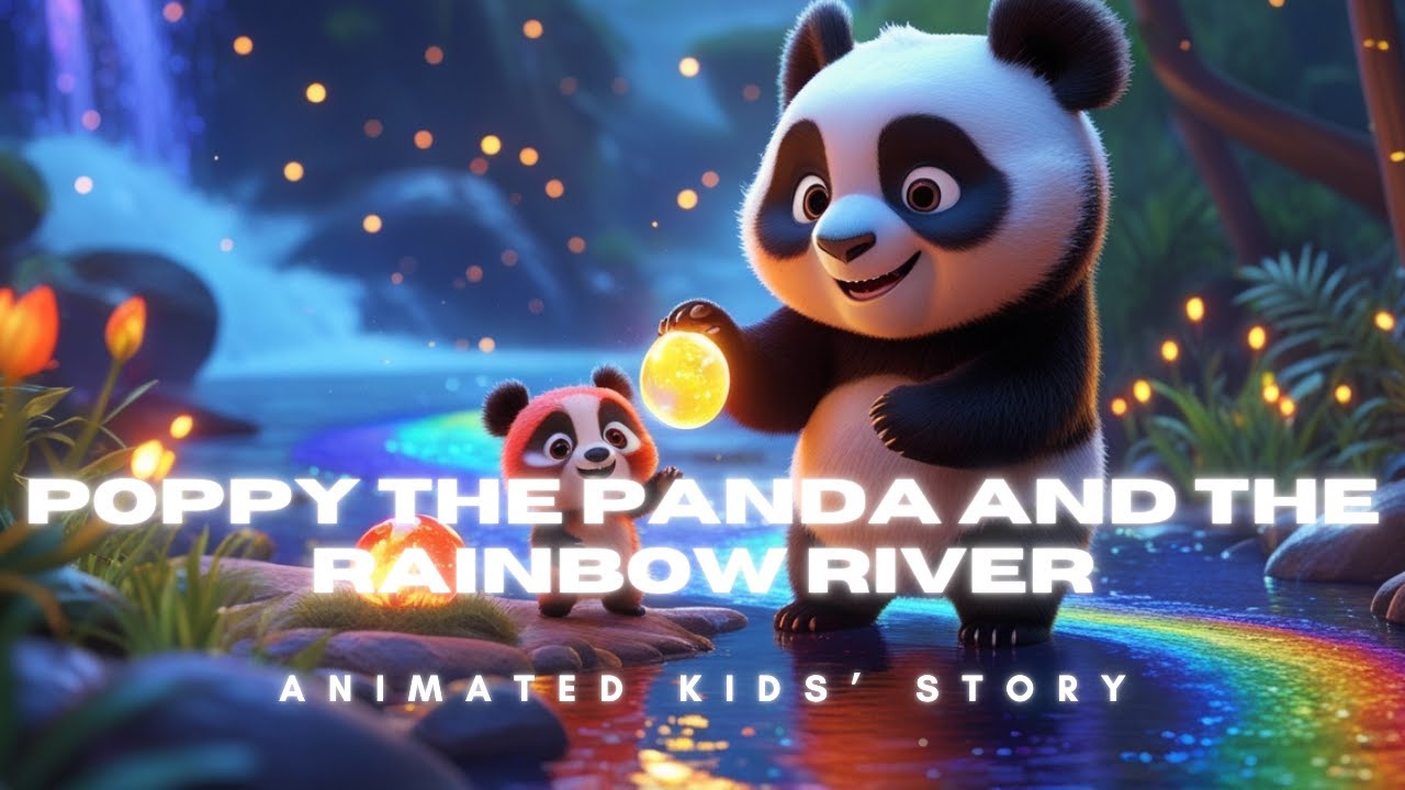 Poppy the Panda’s Magical Quest: Saving the Rainbow River!” 🐼 🌈 | Kids ...