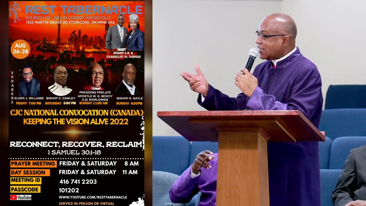 CJC National Convocation (Canada) Sunday Morning Service - August 28th ...