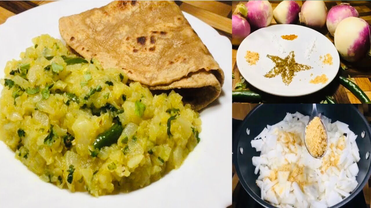 SHALGAM KI SABZI | TURNIP RECIPE | NEW TURNIP COOKING 💯 EASY VEG FRY ...